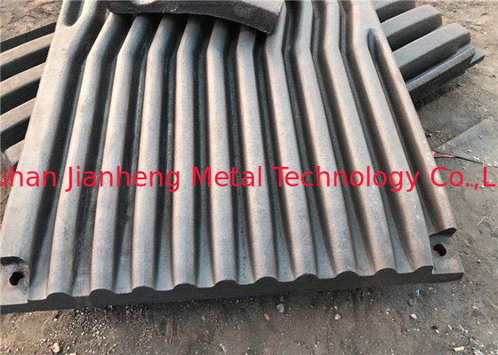 Customized Size Jaw Crusher Spare Parts , Mn18cr2 Jaw Plate Casting