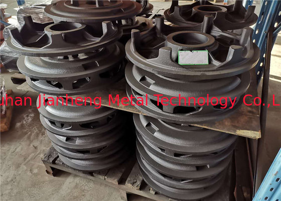 Engineering Machinery Iron Casting Parts Customized Size With Surface Painting