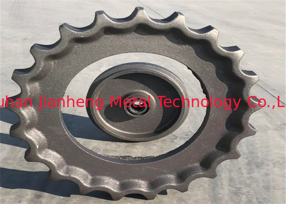 Painted Alloy Steel Casting , Alloy Steel Chain Wheel For Construction Machines